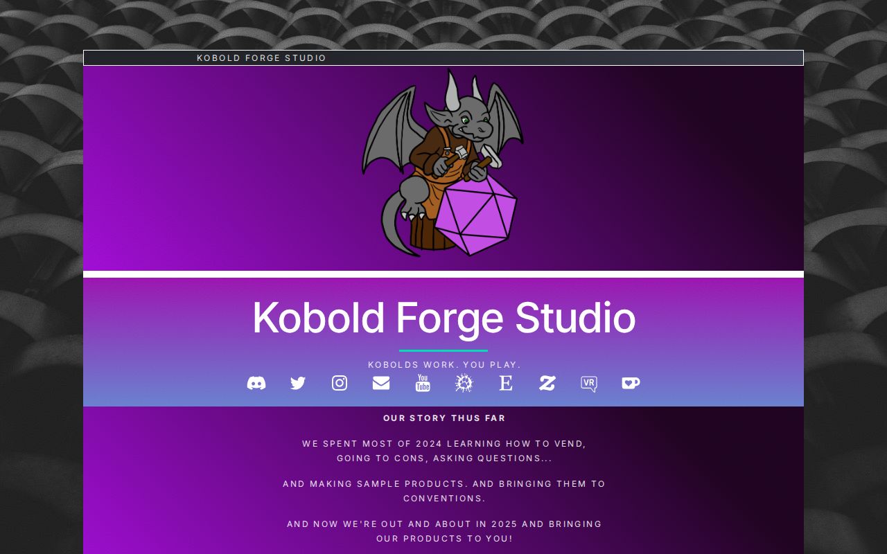 Kobold Forge Studio Vending